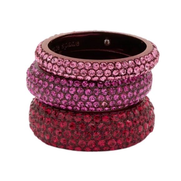 kate spade | Jewelry | Kate Spade Candy Drops Stacking Crystal Ring ...